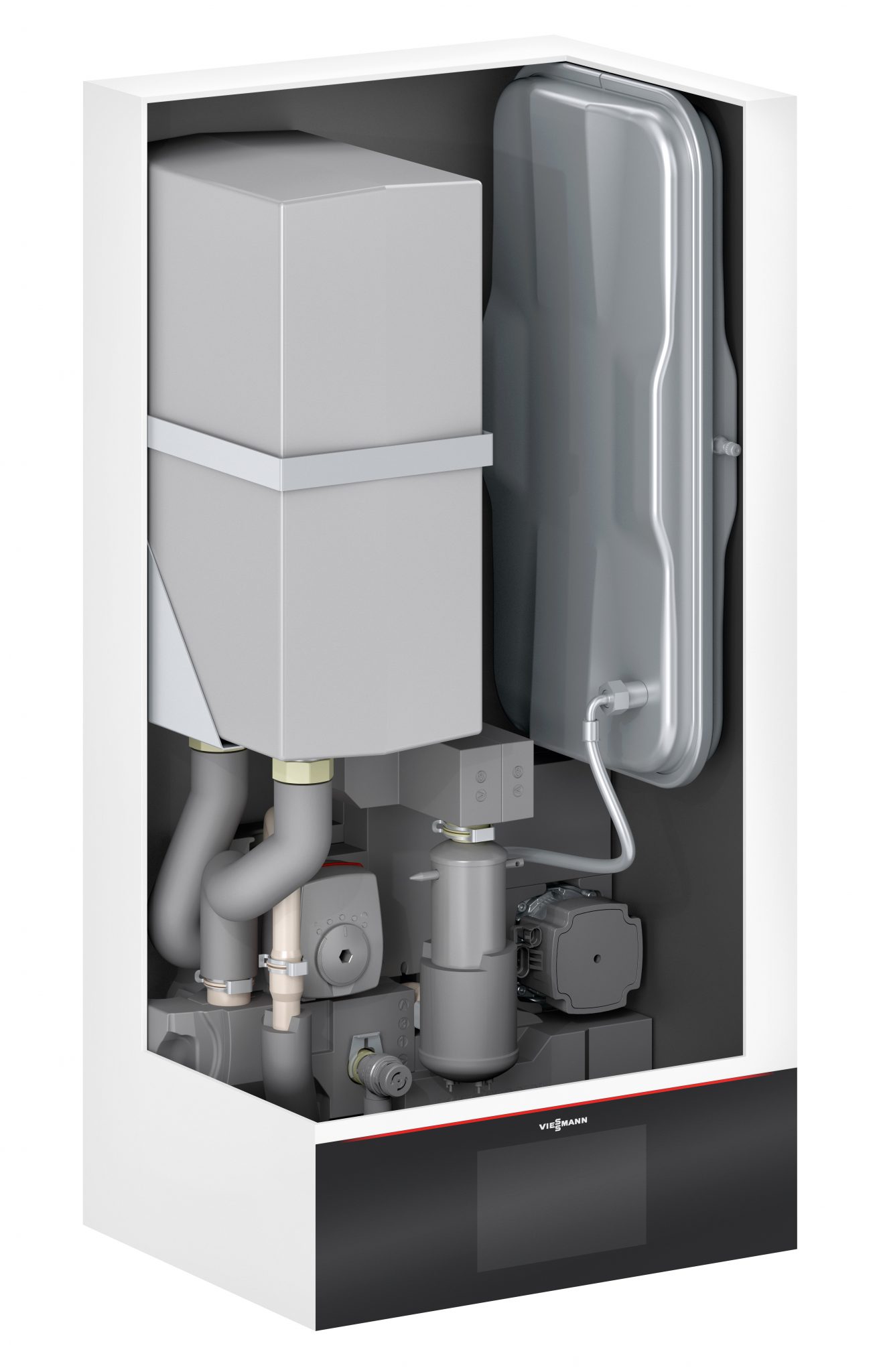 POMPA CIEPŁA VITOCAL 150-A PROPANOWA TYPU MONOBLOK O MOCY 13 KW Z PODGRZEWACZEM VITOCELL 100-W ...